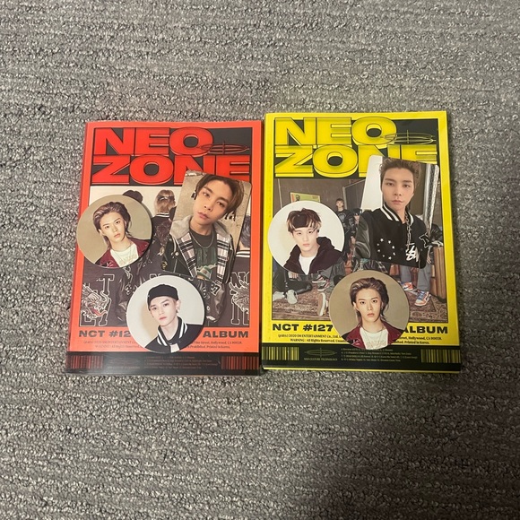 Media | Nct 127 Neo Zone Album Both Versions Original Photocards ...